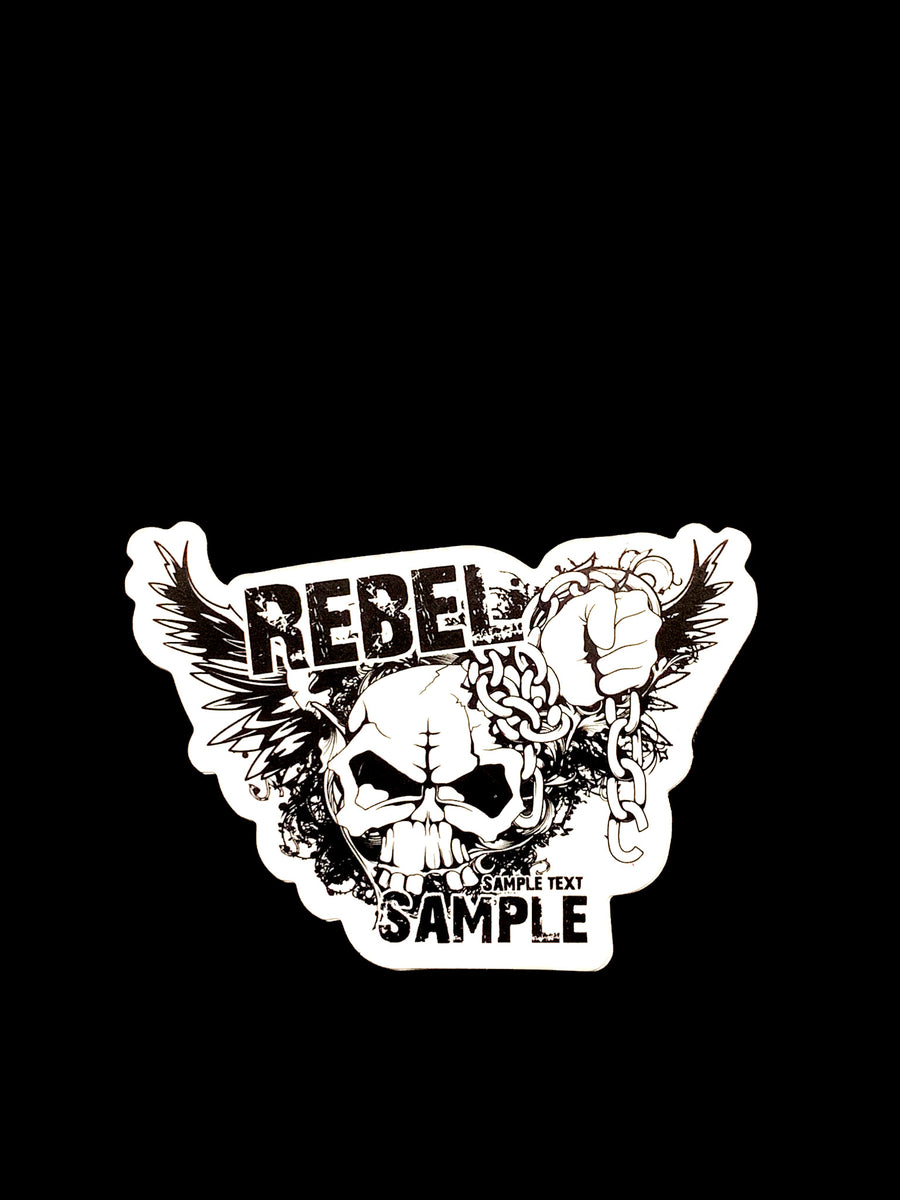 Rebel Sample Sticker – The HardKore HeadShop