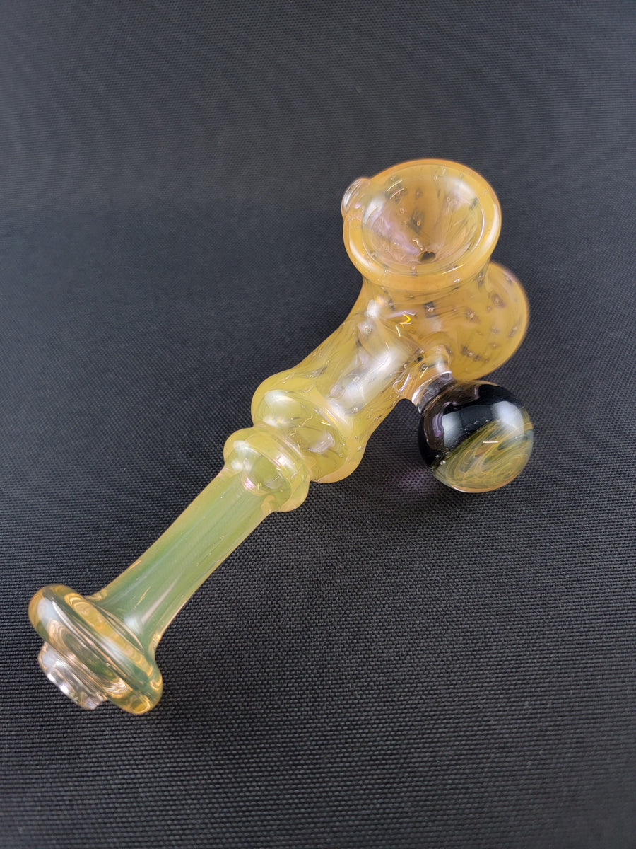 Parison Glass Fumed W/ Bubble Trap Hammer Bowl Pipe – The HardKore HeadShop