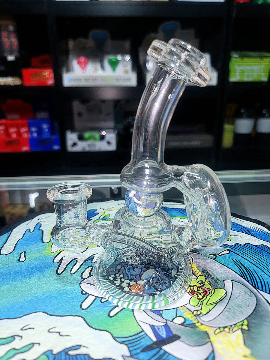 Dirk Diggler Glass Coral Reef Jammer Rigs W/ Marble 1-3 – The HardKore ...
