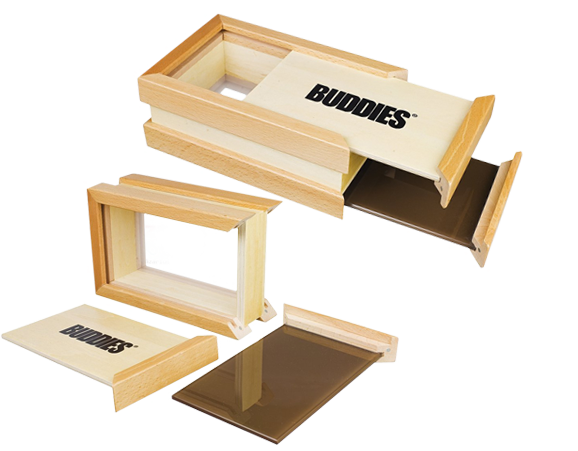 Buddies Bamboo Sifter Boxes – The HardKore HeadShop